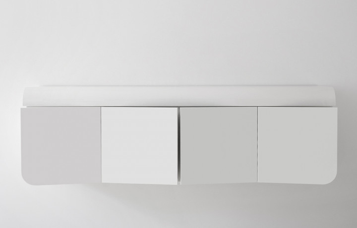 Floating designer Sideboard by Ronald Knol - RKNL