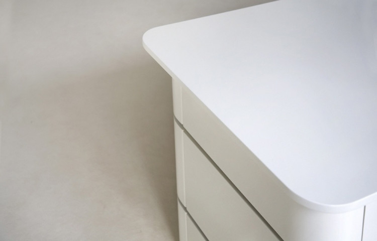 White Executive Desk RKNL20 - design by Ronald Knol